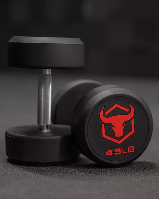Rubber Dumbbells & Rubber Dumbbell Sets Canada | Iron Bull Strength